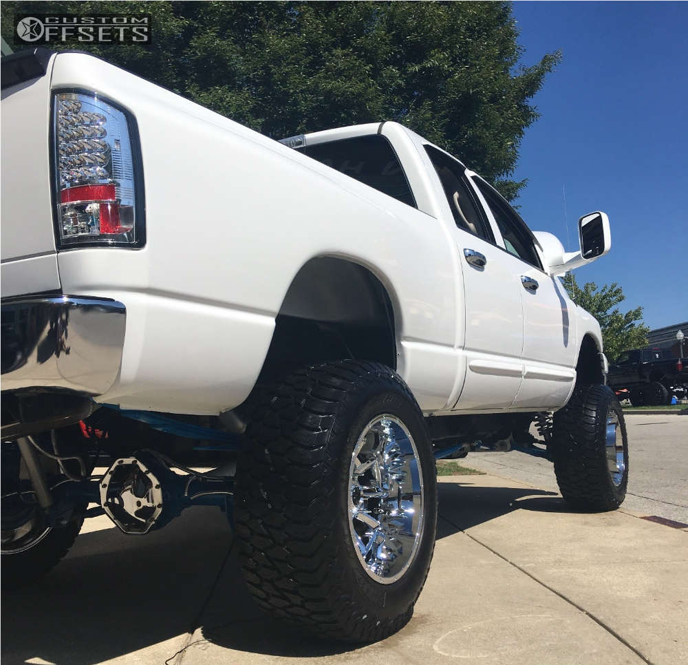 2007 Dodge Ram 1500 with 20x12 -51 Vision Bomb and 37/12.5R20 AMP ...