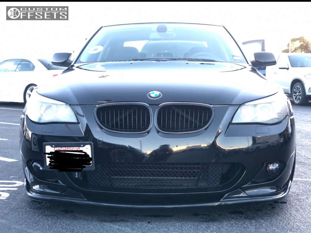 2010 BMW 528i with 19x9.5 22 Work Meister S1 3p and 235/35R19 Toyo ...