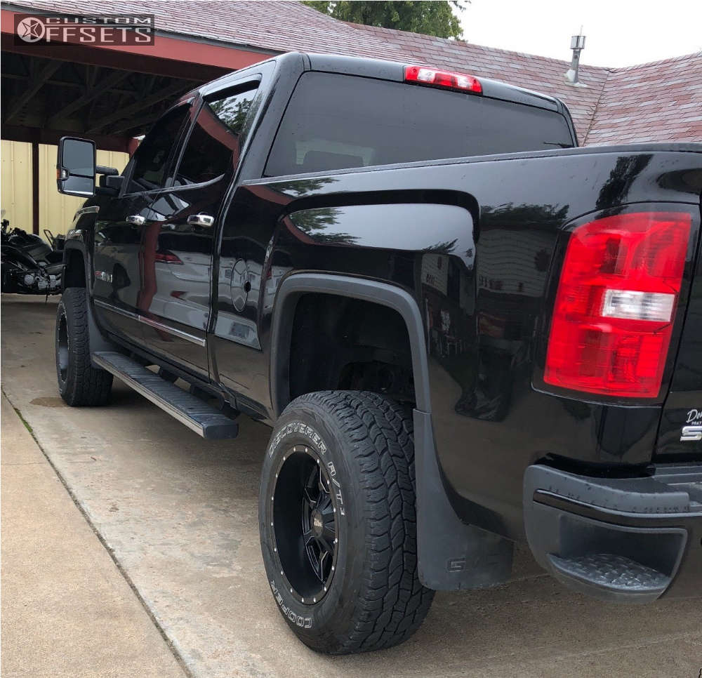 2016 GMC Sierra 2500 HD with 18x10 -24 Moto Metal Mo970 and 265/70R18 ...