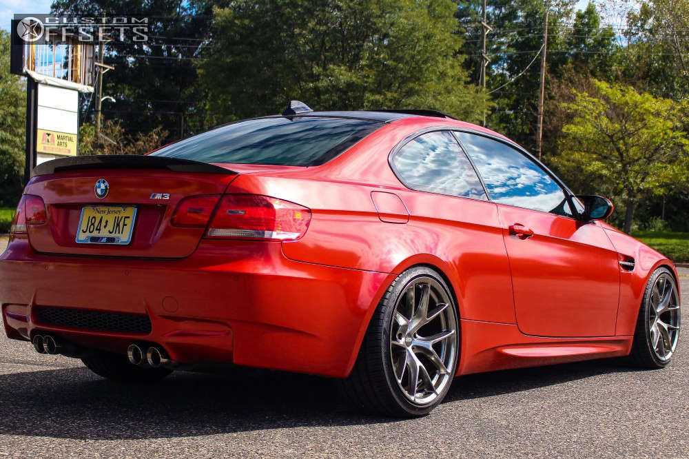 2008 BMW M3 with 19x9.5 22 ESR Rf2 and 255/30R19 Nankang NS-25 and ...