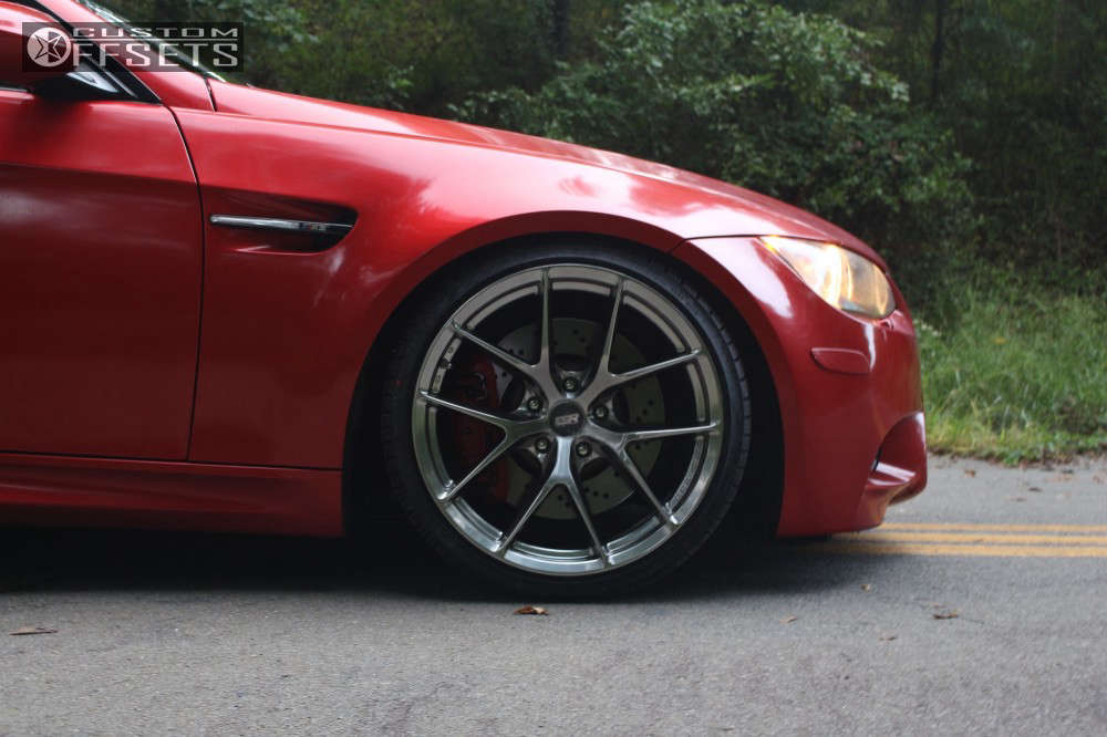 2008 BMW M3 with 19x9.5 22 ESR Rf2 and 255/30R19 Nankang NS-25 and ...