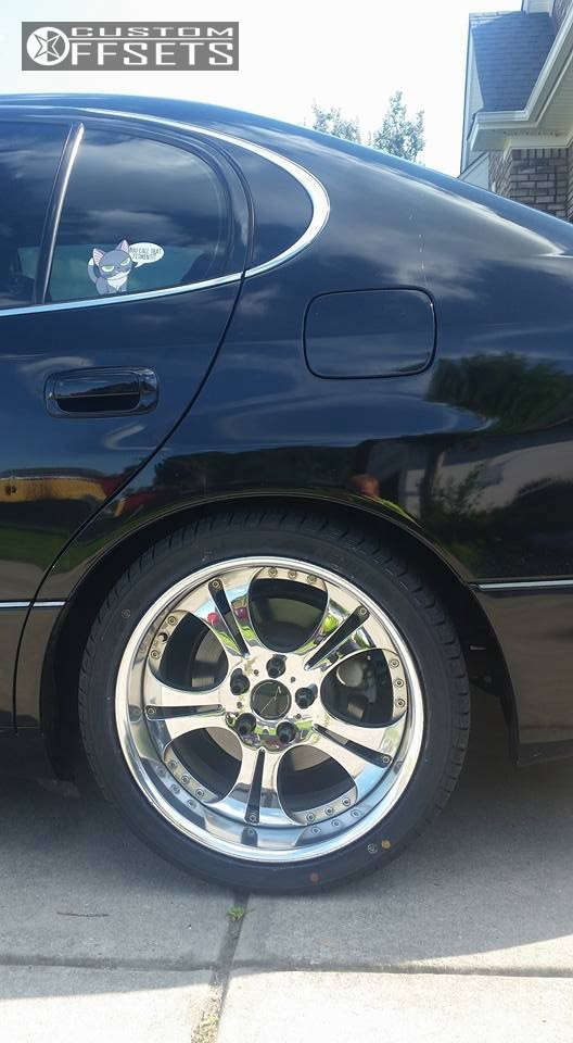 2005 Lexus GS300 with 18x7.5 43 SSR Vienna Schnitt and 235/40R18 Kenda ...