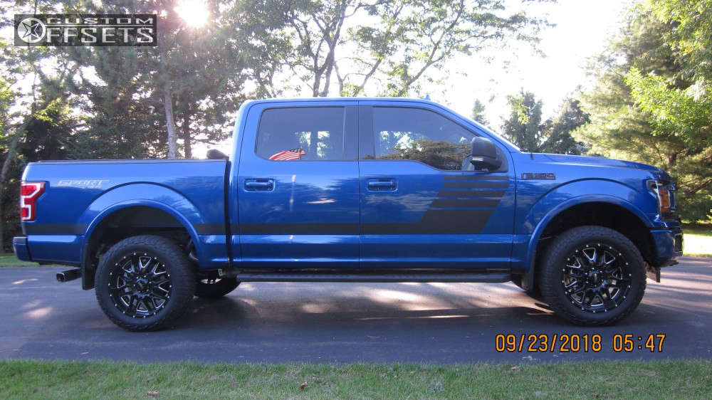 2018 Ford F-150 with 20x9 18 Ultra Hunter and 275/55R20 Falken WildPeak ...