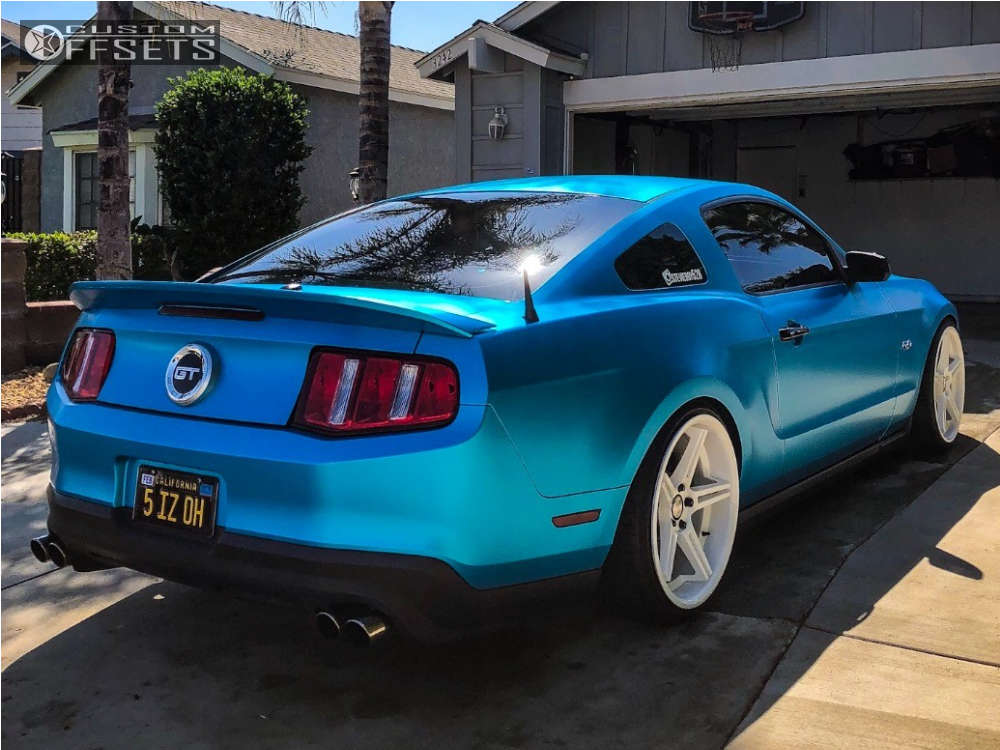 2011 Ford Mustang with 20x9 25 Concept One Cs-5 and 245/30R20 Zenna ...