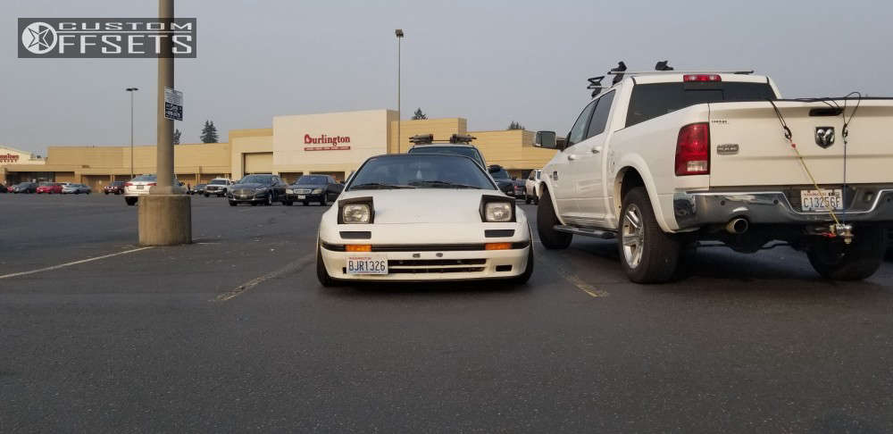 1986 Mazda RX-7 with 17x9.5 15 MB Battles and 215/40R17 Nankang NS-20 ...