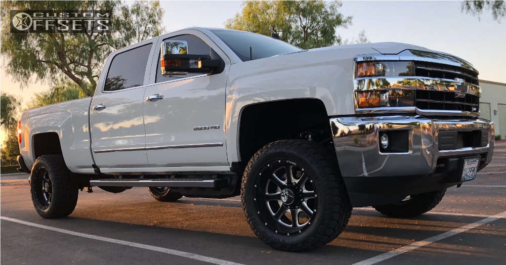 2019 Chevrolet Silverado 2500 HD with 20x10 -19 Hostile Exile and 295 ...
