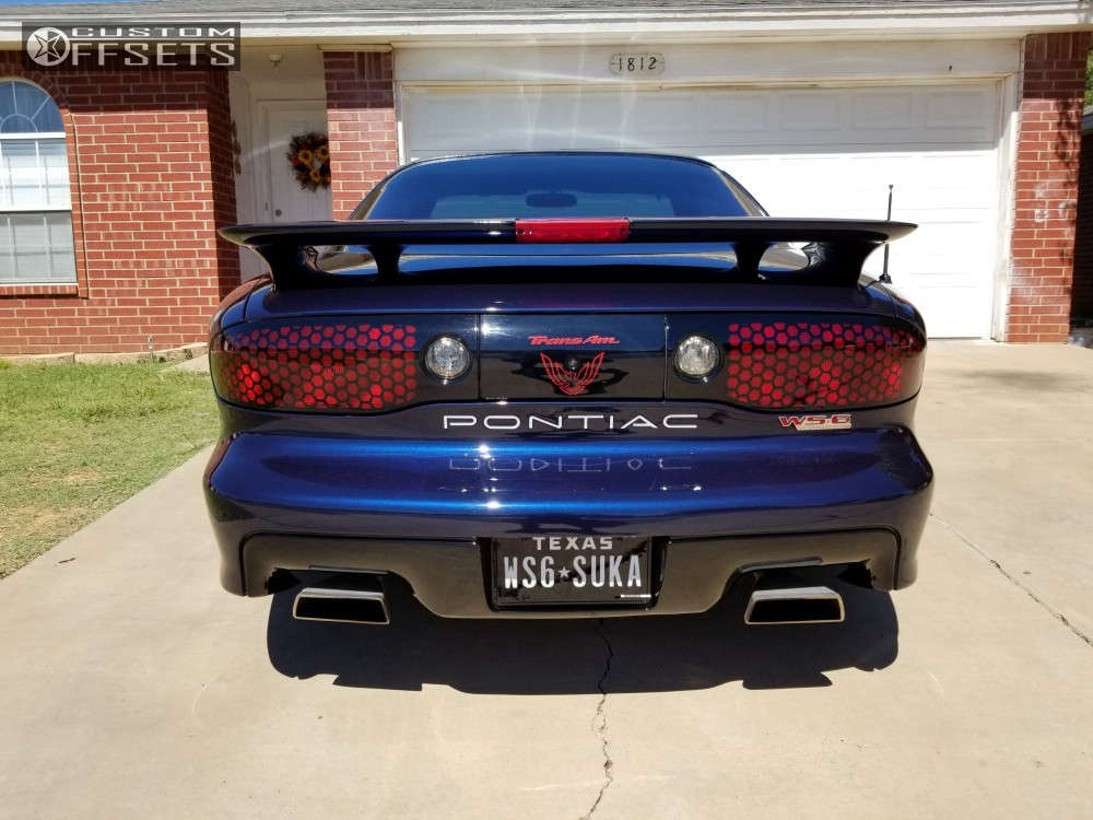 2001 Pontiac Firebird with 18x8.5 35 Miro Type 111 and 275/35R18 ...