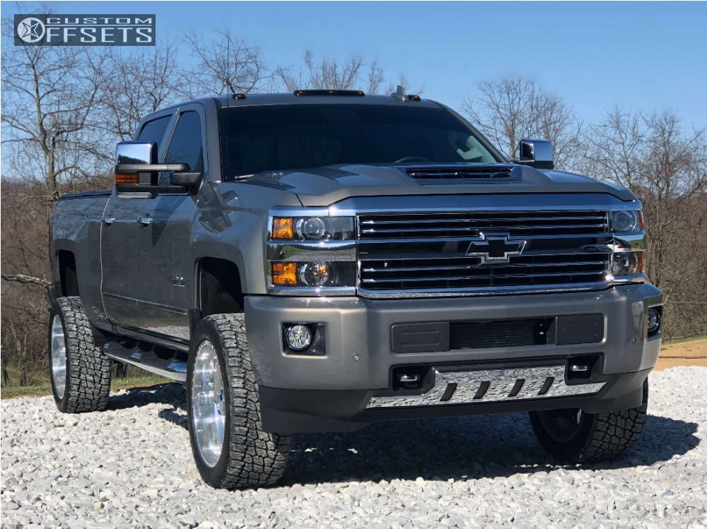 2017 Chevrolet Silverado 2500 HD with 22x10 -25 American Force Evo Ss8 ...