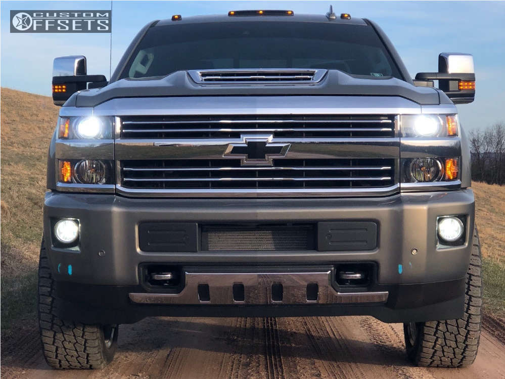 2017 Chevrolet Silverado 2500 HD with 22x10 -25 American Force Evo Ss8 ...