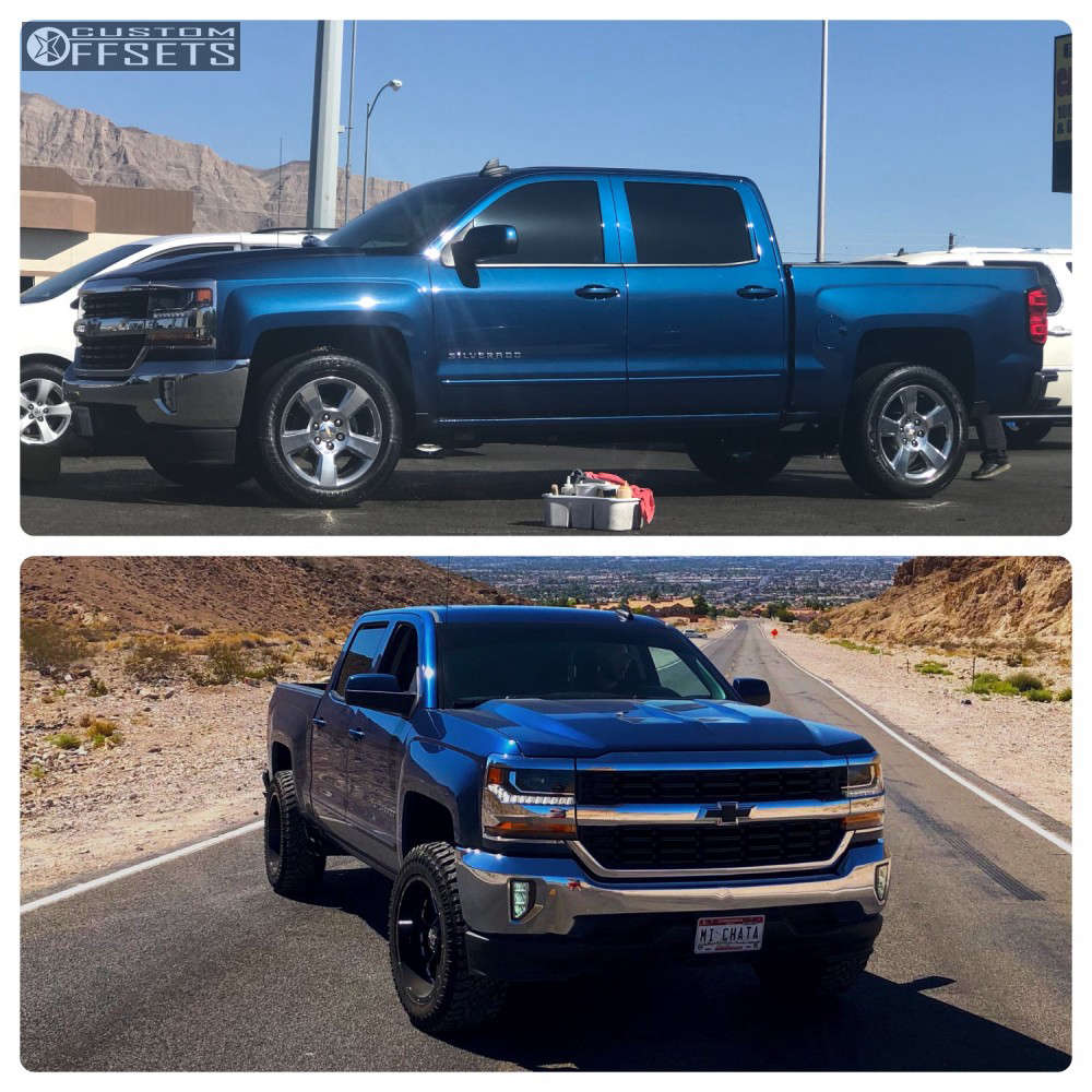 2016 Chevrolet Silverado 1500 with 20x10 -24 XD Buck and 33/12.5R20 ...