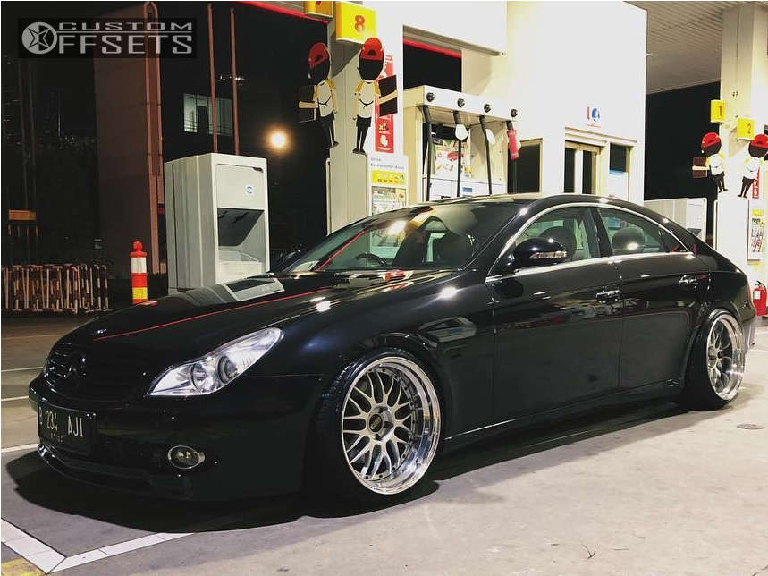 2006 Mercedes-Benz CLS550 with 19x10 -10 BBS SRV and 245/35R19 Accelera ...