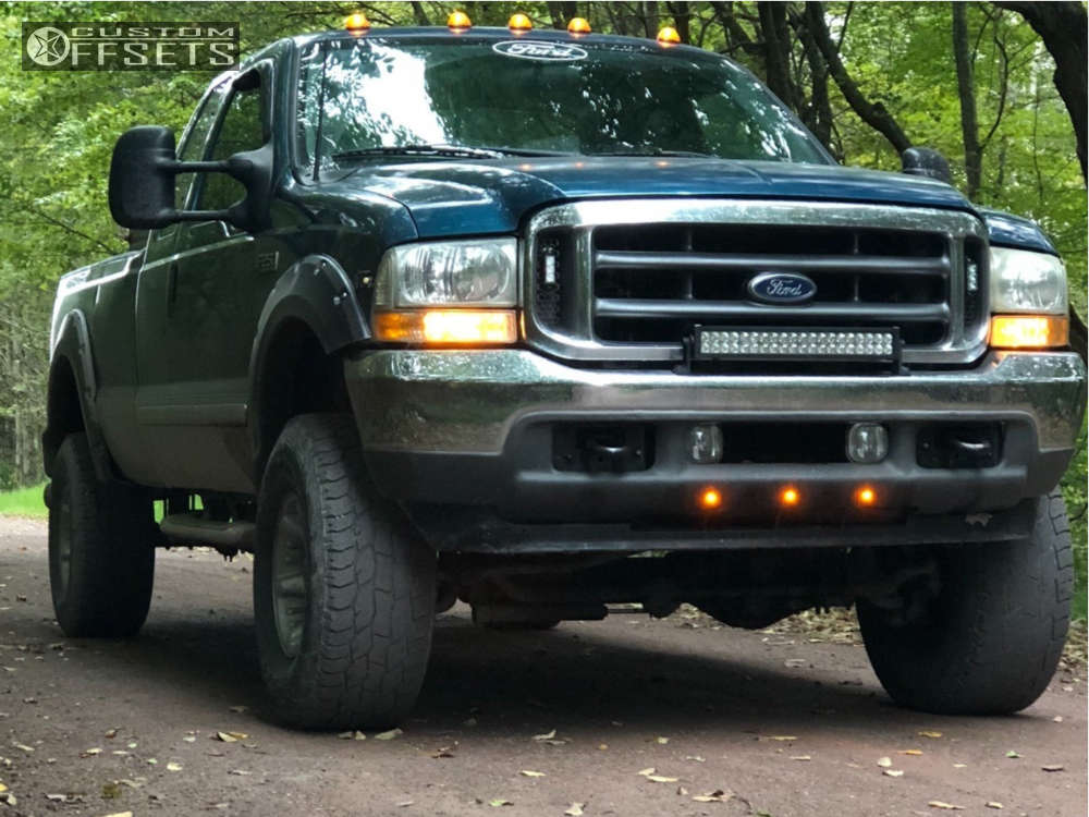 2002 Ford F-250 Super Duty with 16x8 -12 American Racing Atlas and 315 ...