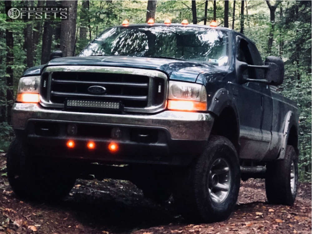2002 Ford F-250 Super Duty with 16x8 -12 American Racing Atlas and 315 ...