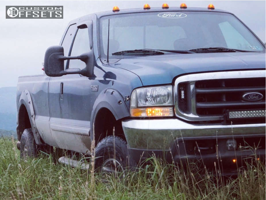 2002 Ford F-250 Super Duty with 16x8 -12 American Racing Atlas and 315 ...