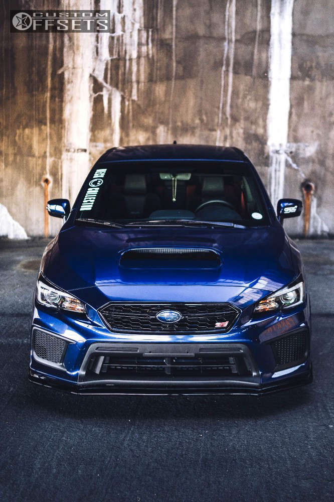 2018 Subaru WRX STI with 19x10 35 Rotiform Kps and 245/35R19 Yokohama ...