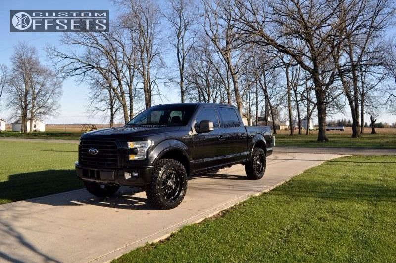 2015 Ford F-150 with 22x9.5 20 Fuel Hostage and 35/12.5R22 Atturo Trail ...