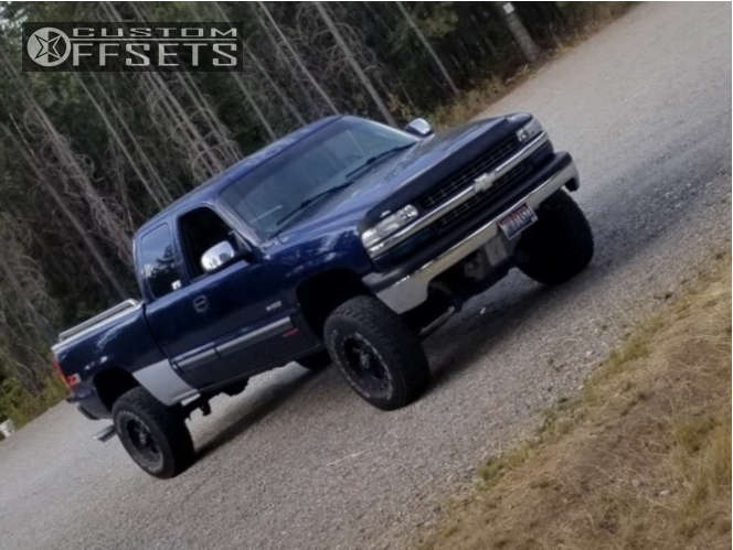 2000 Chevrolet Silverado 1500 with 16x8 0 Raceline Assault and 285 ...