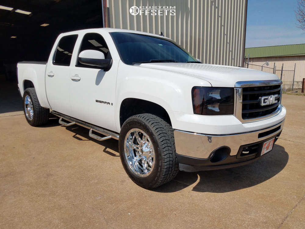 2009 GMC Sierra 1500 with 20x10 -12 Fuel Hostage and 305/55R20 Westlake ...