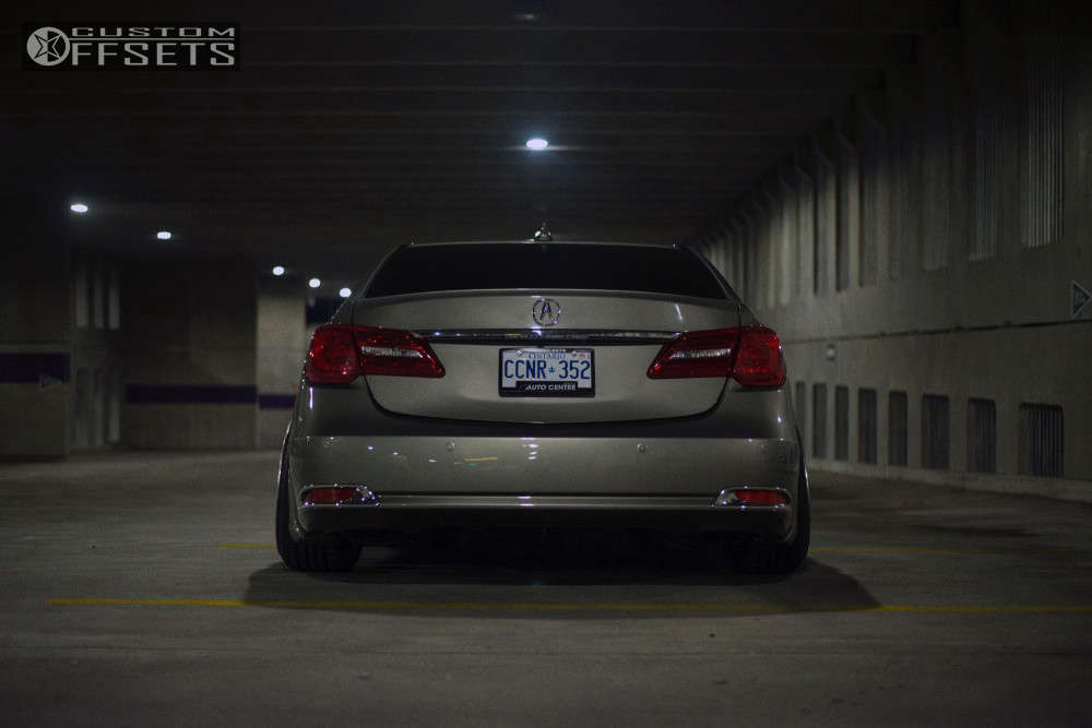 2015 Acura RLX with 20x10.5 13 Weds Bazreia and 225/35R20 Mazzini Eco ...