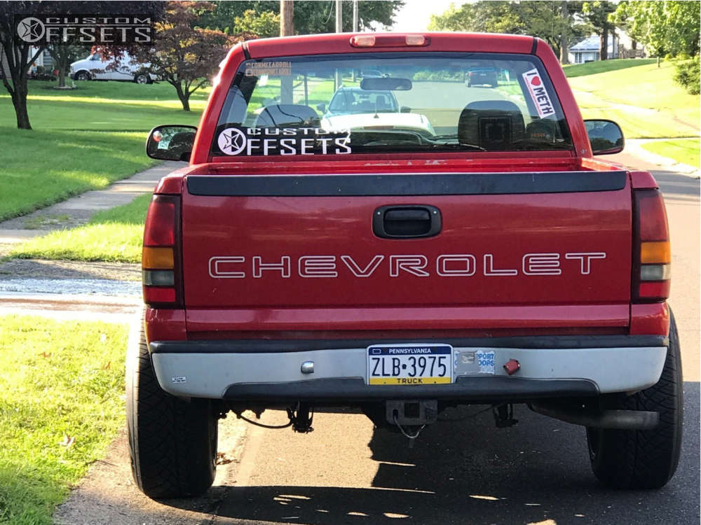 2000 Chevrolet Silverado 1500 with 20x12 -52 Method Nv and 275/55R20 ...