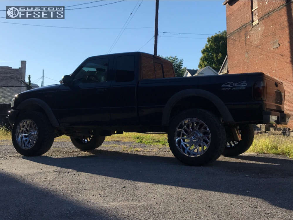 2001 Ford Ranger with 20x12 -44 TIS 544V and 33/12.5R20 Toyo Tires Open ...