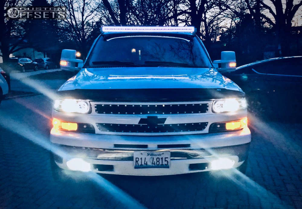 2002 Chevrolet Suburban 1500 with 20x10 -24 Moto Metal Mo981 and 275 ...