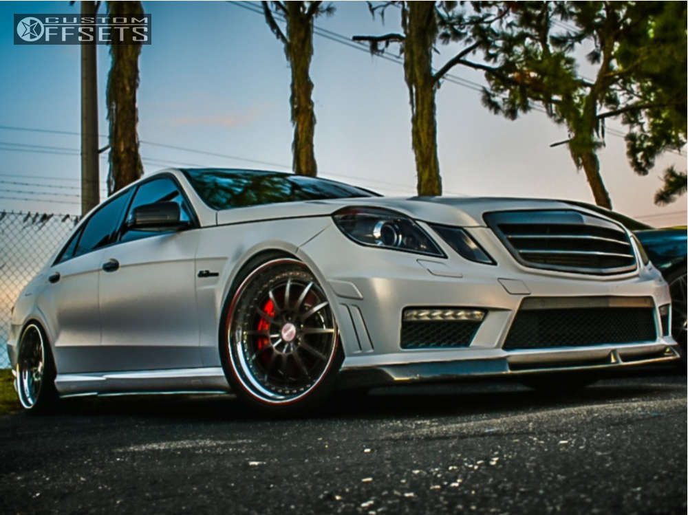 2010 Mercedes-Benz E63 AMG with 20x9.5 29 Heritage Hokkaido and 265 ...