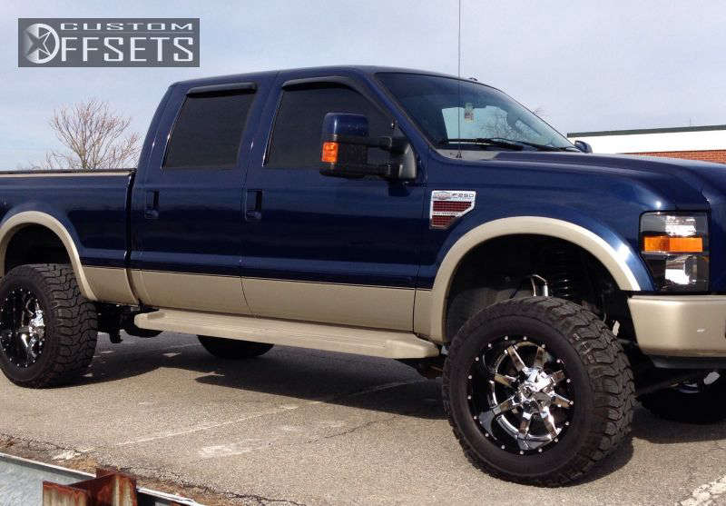 2008 Ford F-250 Super Duty with 20x12 -44 Fuel Maverick and 35/13.5R20 ...