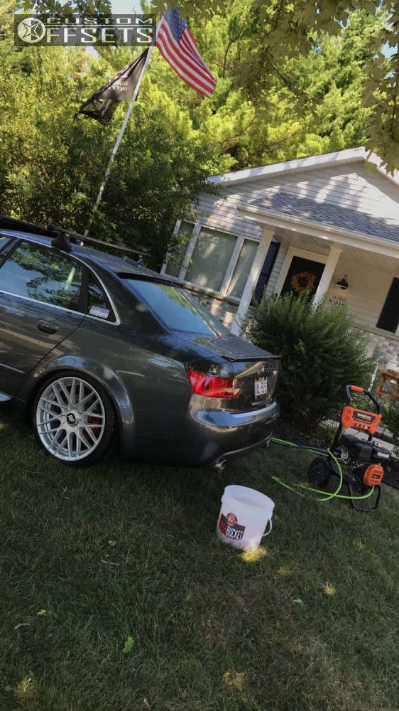 2005 Audi S4 with 19x8.5 35 Rotiform Rse and 255/30R19 Pirelli P-zero ...