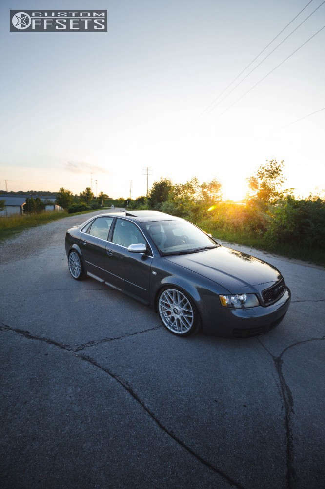 2005 Audi S4 with 19x8.5 35 Rotiform Rse and 255/30R19 Pirelli P-zero ...