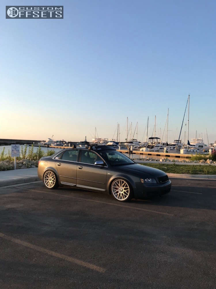 2005 Audi S4 with 19x8.5 35 Rotiform Rse and 255/30R19 Pirelli P-zero ...
