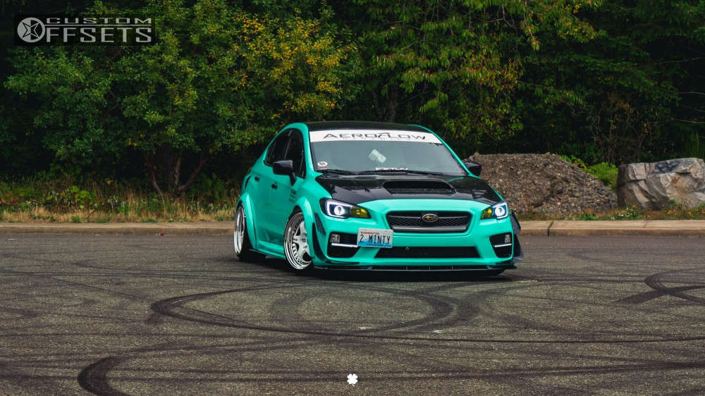 2016 Subaru WRX Wheel Offset Nearly Flush Coilovers | 480052 | Custom ...
