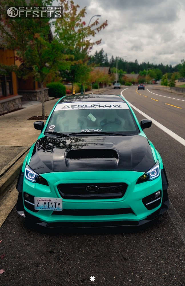 2016 Subaru WRX Wheel Offset Nearly Flush Coilovers | 480052 | Custom ...