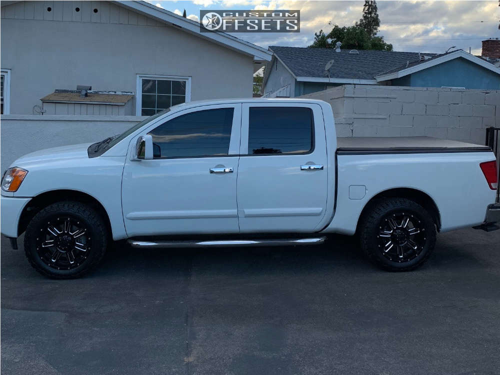 2014 Nissan Titan with 20x9 18 Gear Off-Road Challenger and 275/55R20 ...