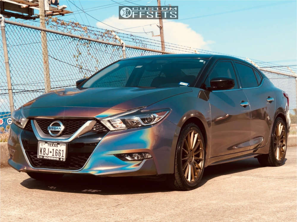 2017 Nissan Maxima with 19x8.5 35 Niche Form and 245/40R19 Falken ...