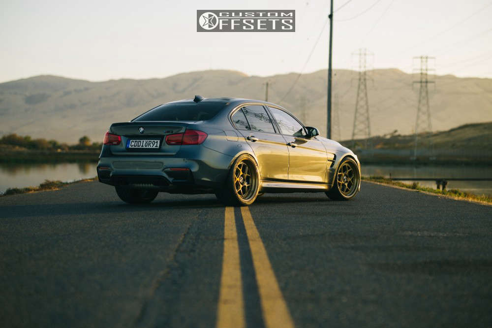 2018 BMW M3 Wheel Offset Flush Lowering Springs | 480712 | Custom Offsets