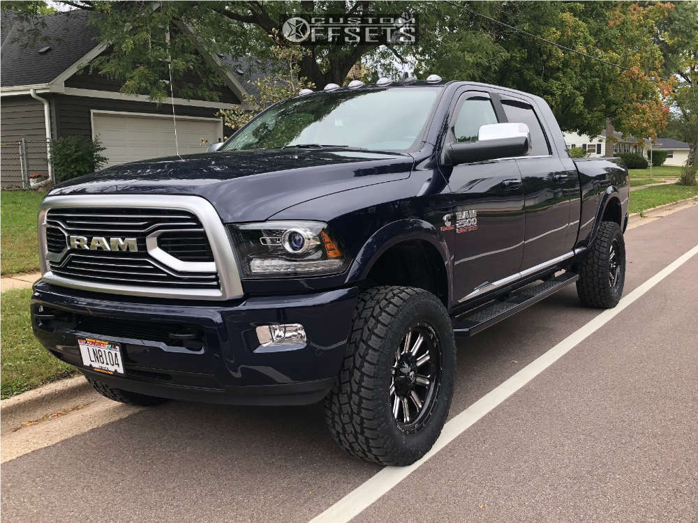 2018 Ram 2500 with 20x9 1 Fuel Hardline and 35/12.5R20 Toyo Tires Open ...