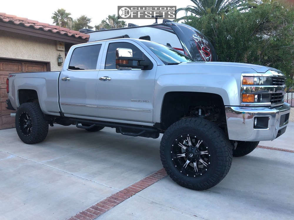 2015 Chevrolet Silverado 2500 HD with 20x10 -12 Fuel Nutz and 37/12 ...