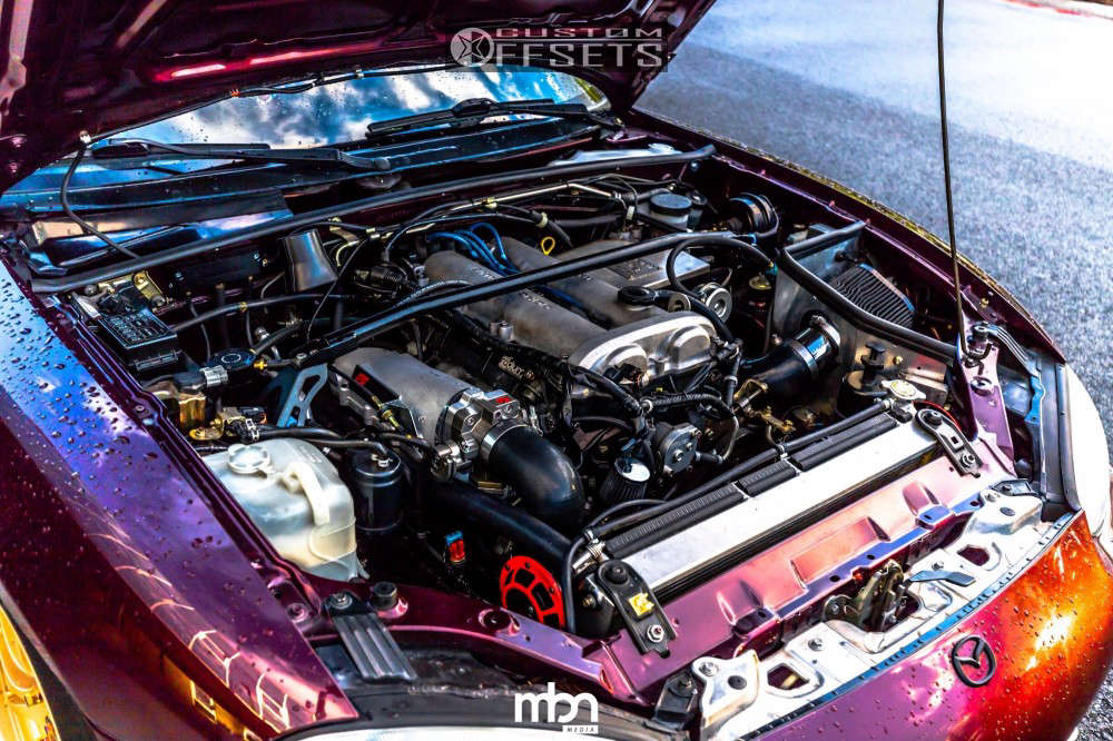 2000 Mazda Miata with 15x8 36 949 Racing 6UL and 195/45R15 Toyo Tires ...