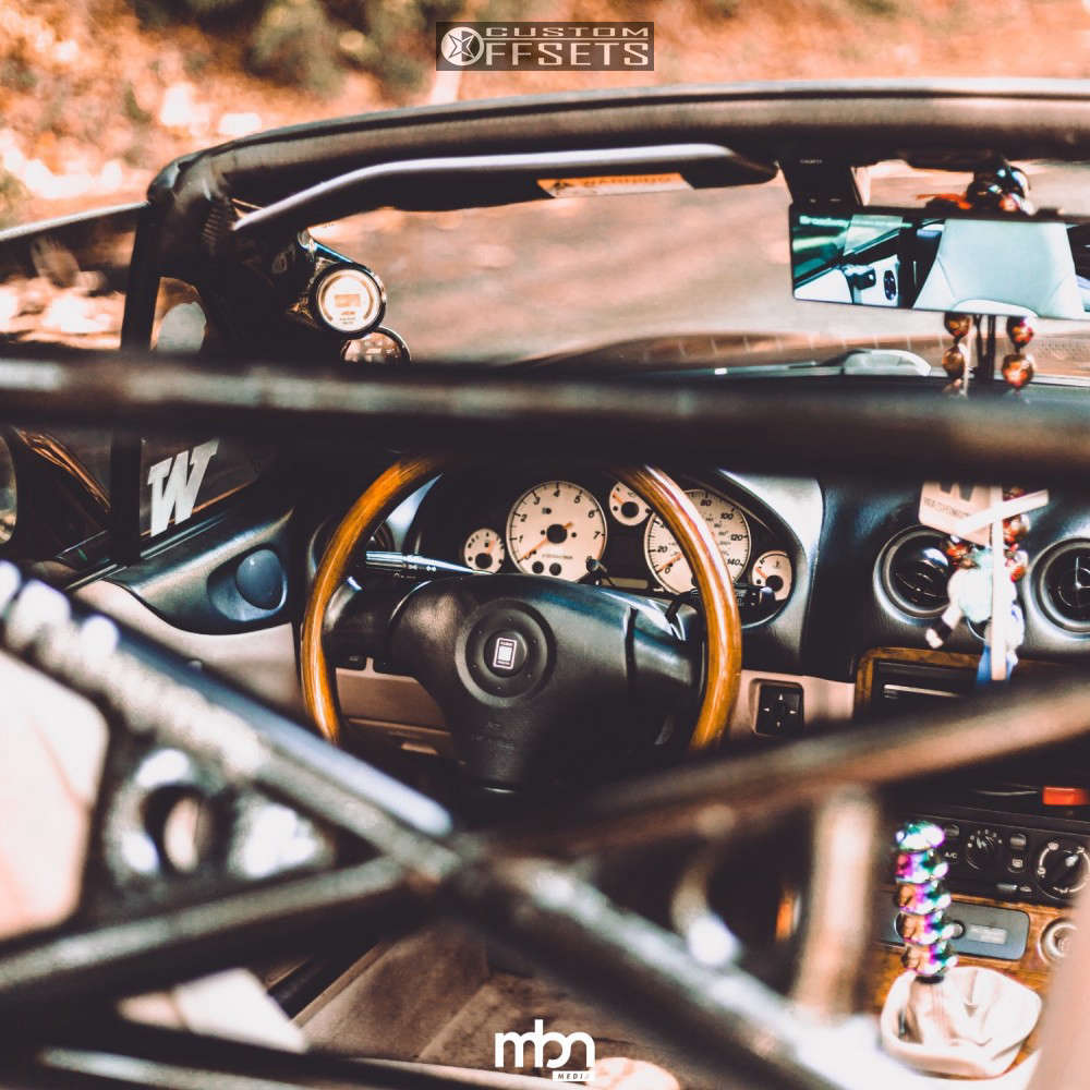 2000 Mazda Miata with 15x8 36 949 Racing 6UL and 195/45R15 Toyo Tires ...