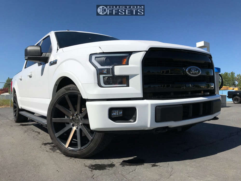 2016 Ford F-150 with 22x10.5 35 DUB Shot Calla and 275/45R22 Hankook ...