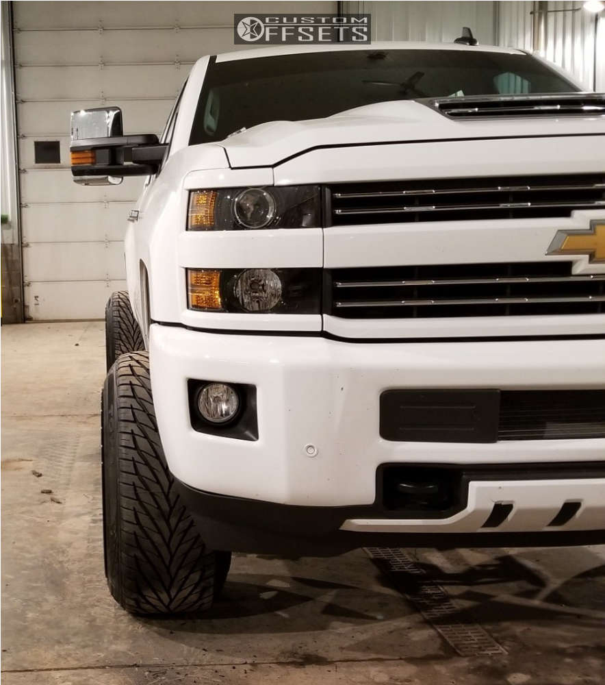 2018 Chevrolet Silverado 2500 HD with 22x14 -76 Hostile Rage and 305 ...