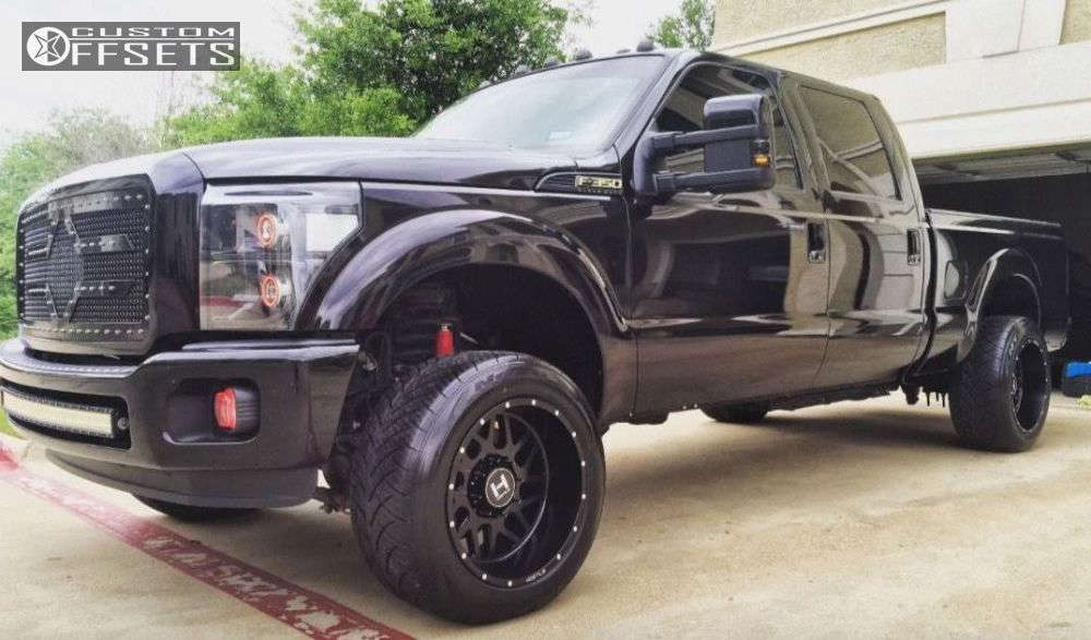 2013 Ford F-350 Super Duty with 20x12 -44 Hostile Sprocket and 305 ...