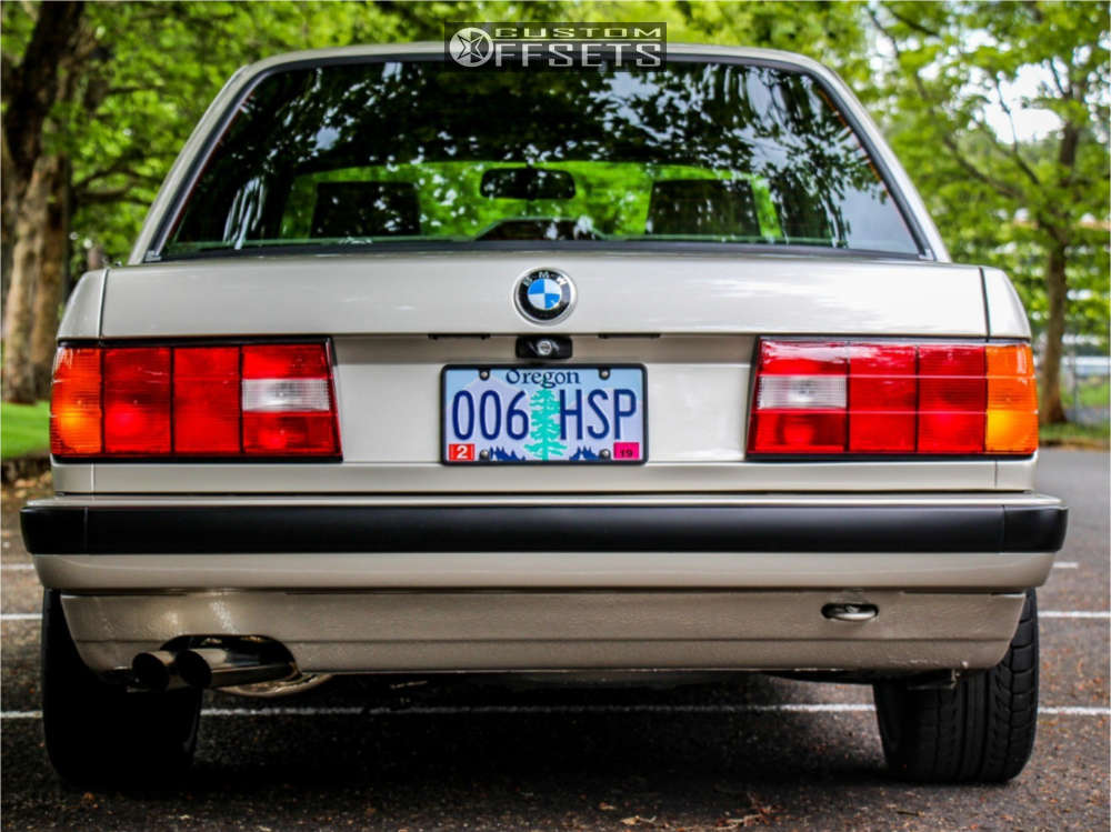 1989 BMW 325i with 17x8 25 BBS RC090 and 205/40R17 BFGoodrich G-force ...
