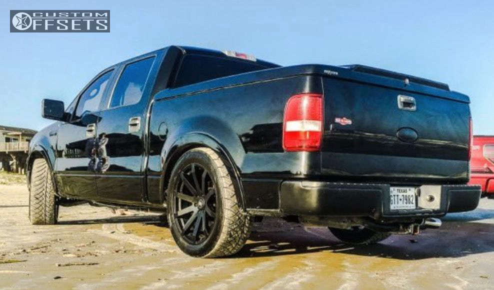 2005 Ford F-150 with 22x9.5 38 Black Rhino Traverse and 305/45R22 Nitto ...