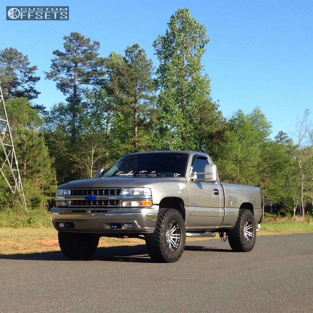 1999 Chevrolet Silverado 1500 with 17x9.5 -18 Eagle Alloy 197 and 35/12 ...