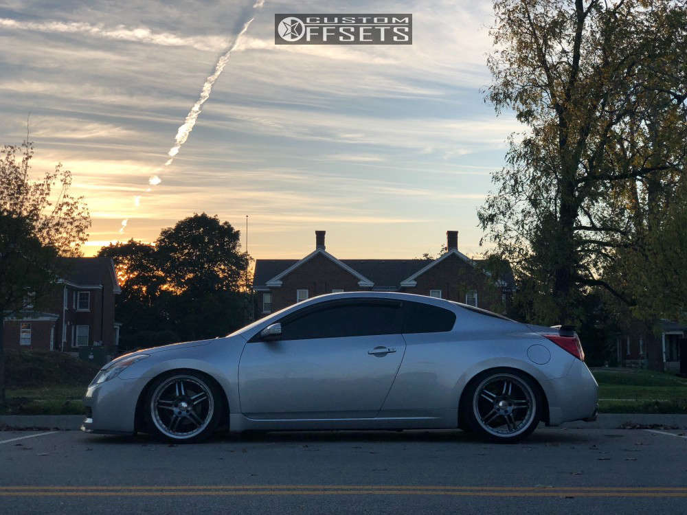 2008 Nissan Altima with 19x8.5 35 Ruff R278 and 235/35R19 Ironman Imove ...