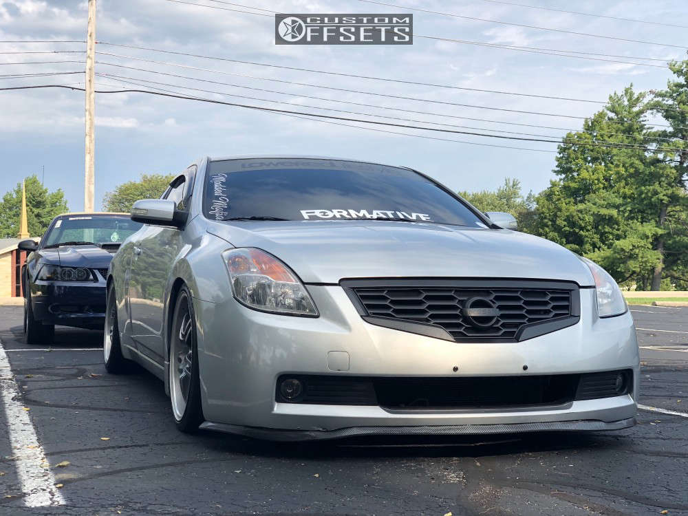 2008 Nissan Altima with 19x8.5 35 Ruff R278 and 235/35R19 Ironman Imove ...