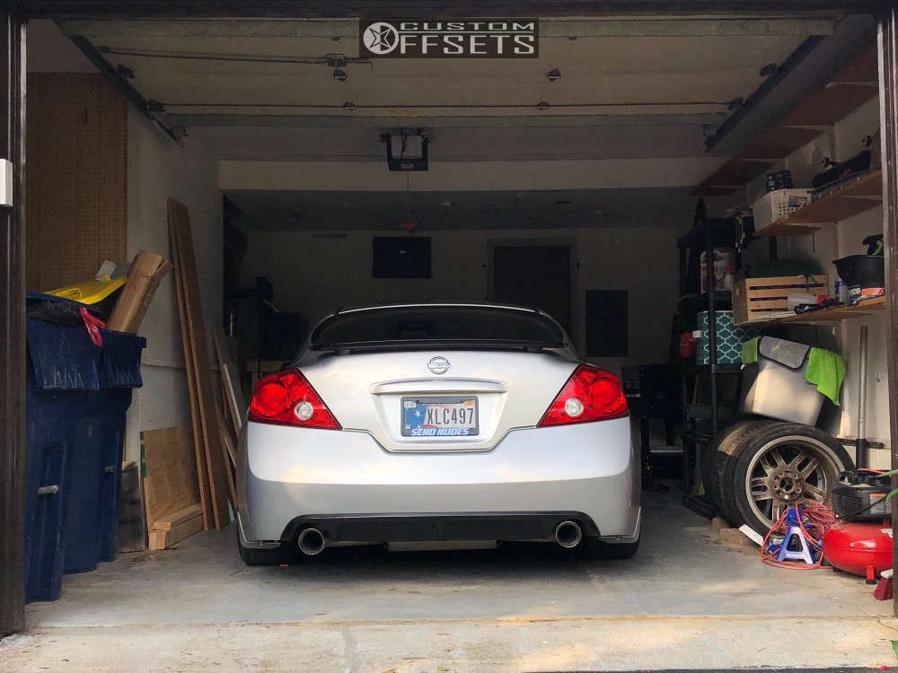 2008 Nissan Altima with 19x8.5 35 Ruff R278 and 235/35R19 Ironman Imove ...