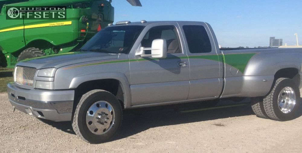 2004 Chevrolet Silverado 3500 with 19x7 141 American Force Classic and ...